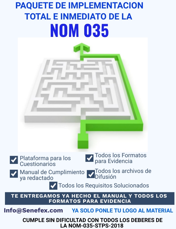 Paquete de Implementacion de la Nom 035